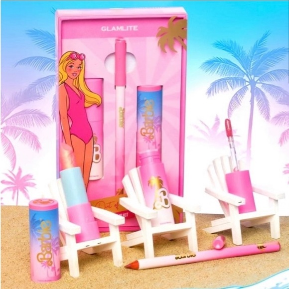 Barbie | Makeup | Barbie X Glamlite Lip Kit Out Of Office | Poshmark